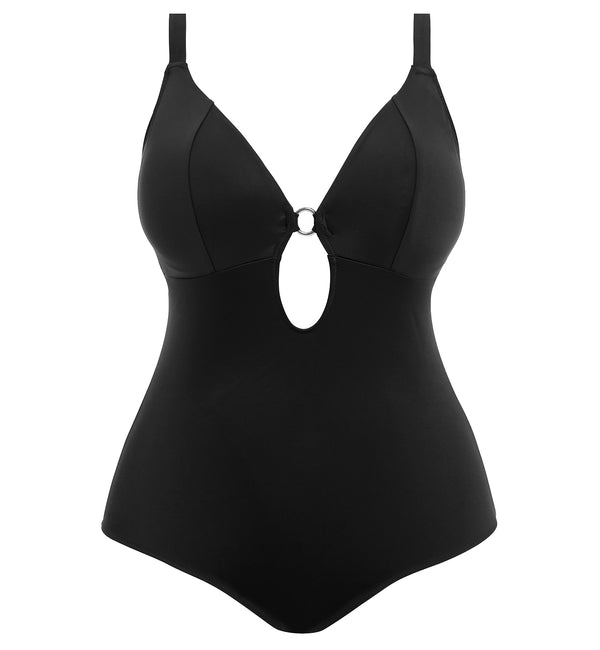 Elomi Plain Sailing Super Plunge Non Wire One Piece Swimsuit (ES7280 ...