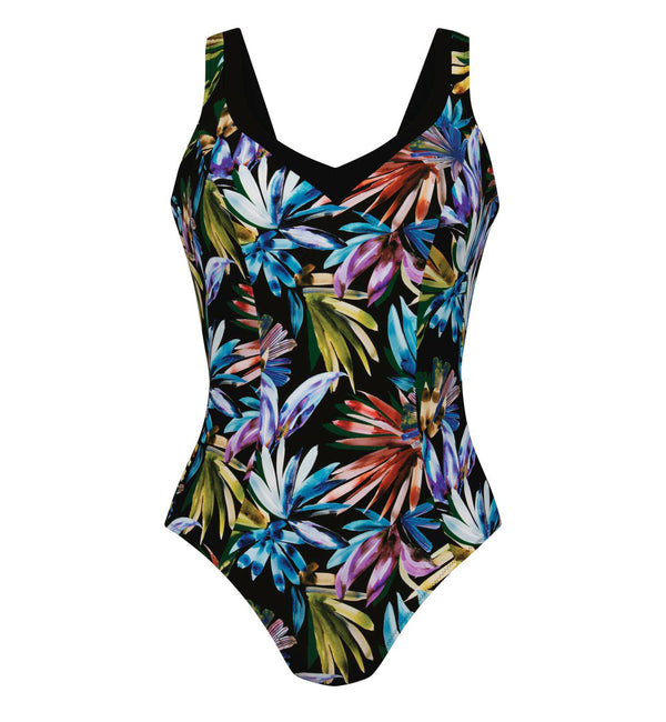 Anita Night Flowers Gabriella One-Piece Swimsuit (7467) - Agave ...