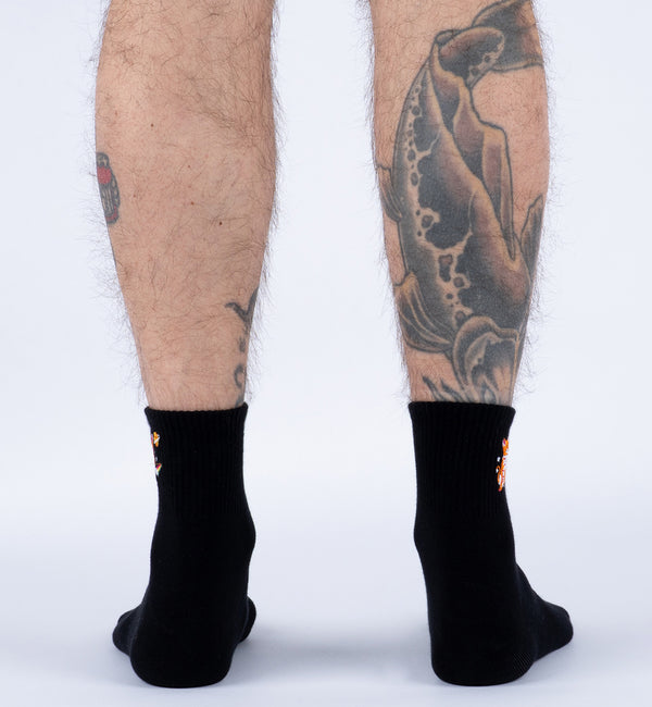 SOCK it to me Quarter Crew Socks (SITMQCS) - Space Cats - Breakout Bras