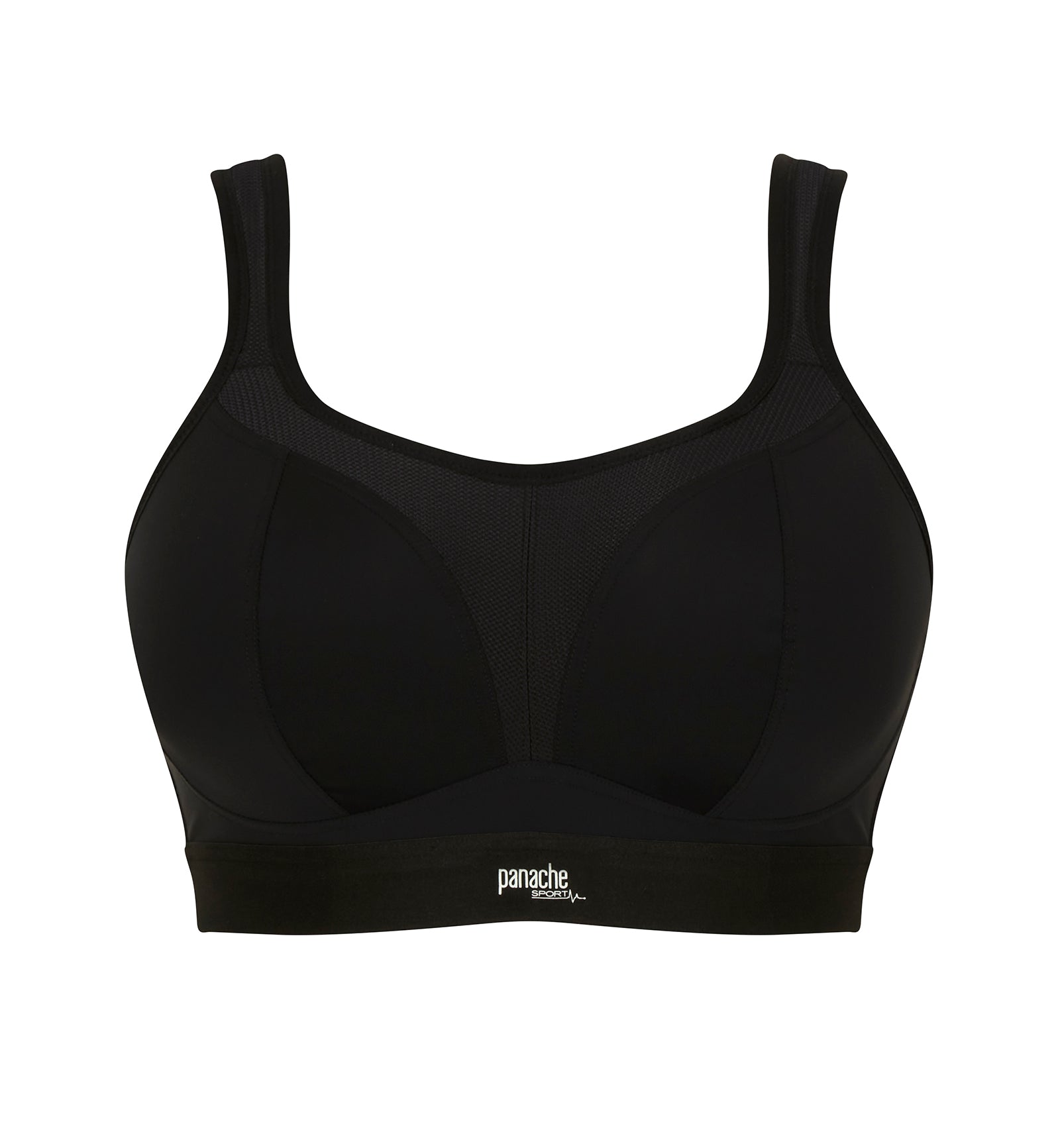 Panache Boundless Racerback Non-Wire Sports Bra (7341B) - Black ...