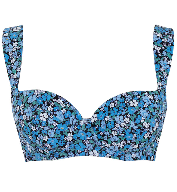 Panache Bette Balcony Underwire Bikini Top (SW1842) - Posy Print ...