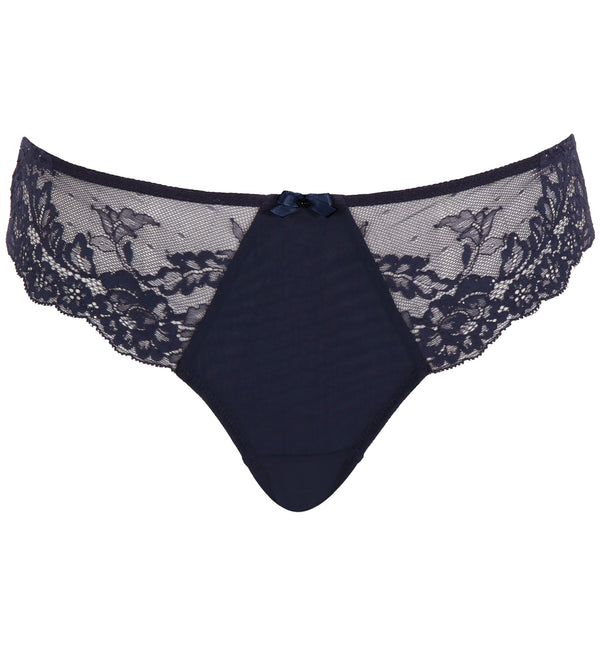 Panache Ana Brazilian Thong (9399) - Midnight Sequin - Breakout Bras