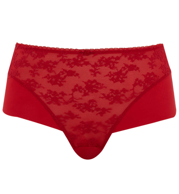 Panache Tango Lace Deep Brief (10962) - Scarlet - Breakout Bras