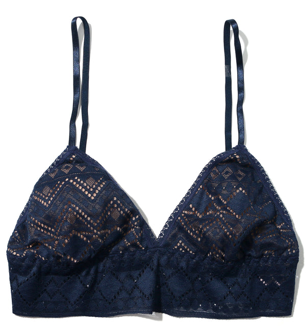 Hanky Panky Gem Lace Padded Triangle Bralette (497002) - Hummingbird B ...