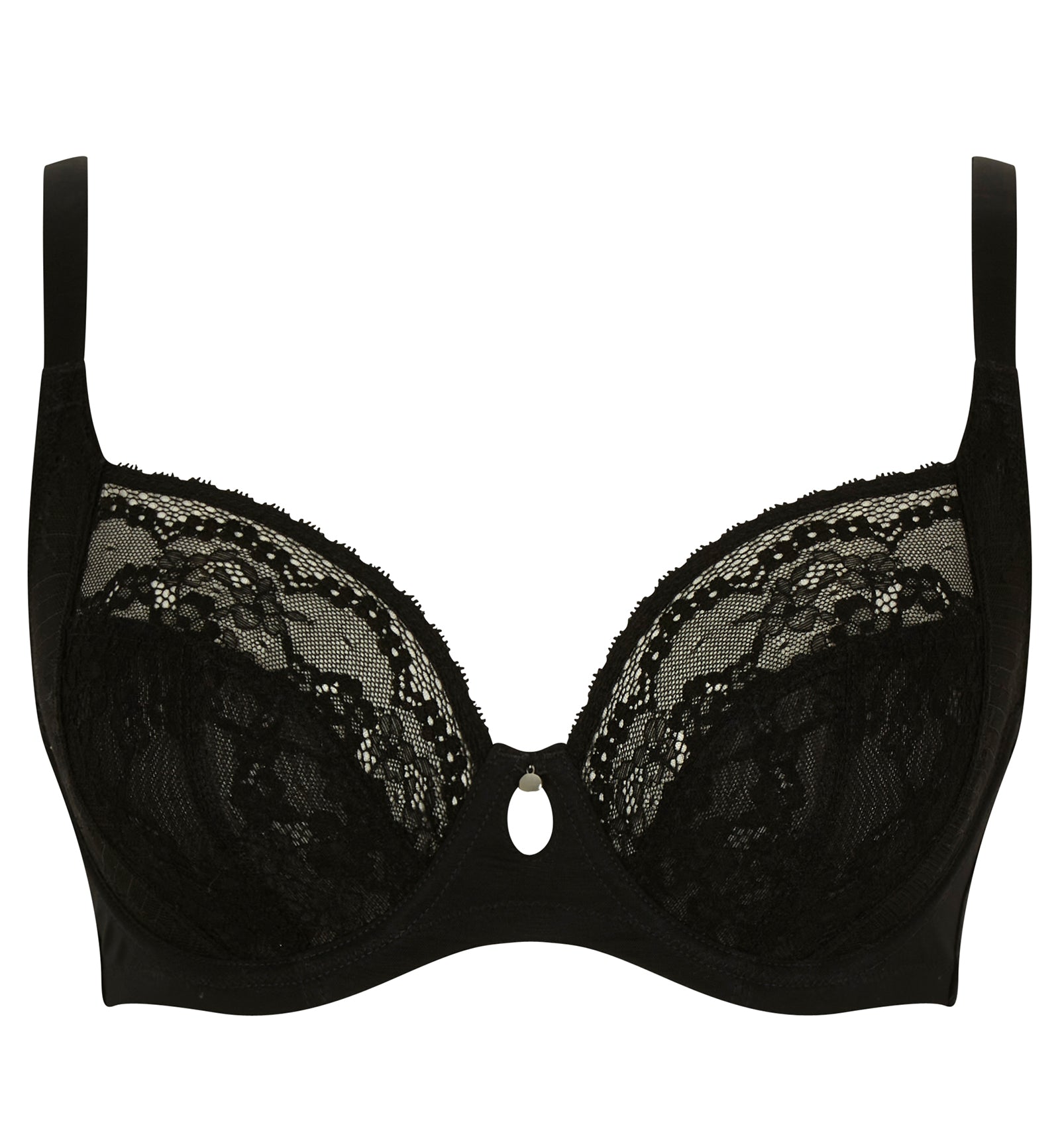 Cleo by Panache Alexis Low Front Balconnet Underwire Bra (10471)- Blac