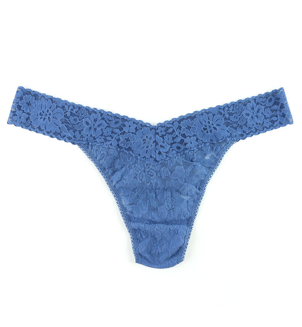 Hanky Panky Daily Lace Original Rise Thong PLUS (771101XP) - Storm Clo ...