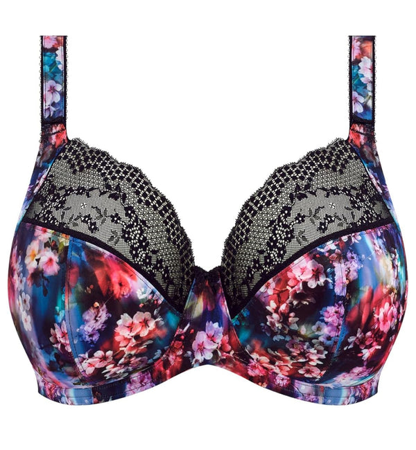 Elomi Lucie Banded Stretch Lace Plunge Underwire Bra (4490) - Cherry B ...