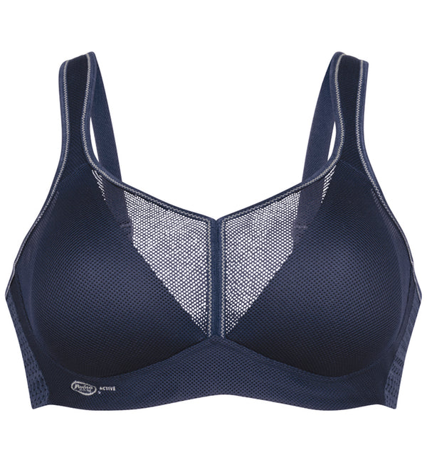 Anita Active Air Control Delta Pad Softcup Sports Bra (5544) - Blue Ir ...