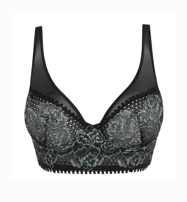 PrimaDonna Twist Rose Sauvage Triangle Underwire Bra (0142086) - Black ...
