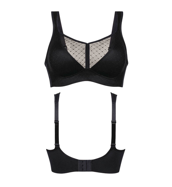 Rosa Faia by Anita Eve Wireless Delta Pad Bra (5211) - Black - Breakout ...