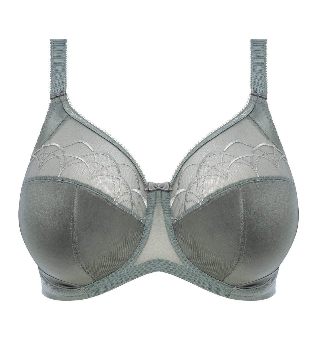 Elomi Cate Embroidered Full Cup Banded Underwire Bra (4030)- Willow