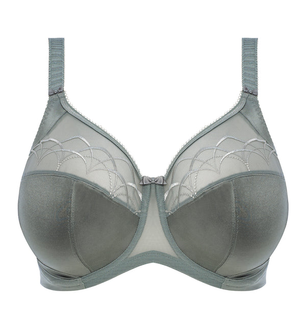Elomi Cate Embroidered Full Cup Banded Underwire Bra (4030)- Willow ...
