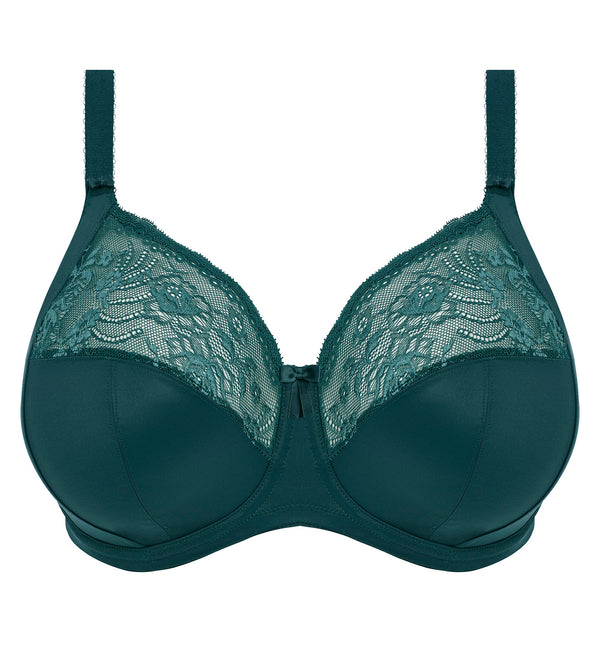 Elomi Morgan Stretch Lace Banded Underwire Bra (4111) - Deep Teal ...