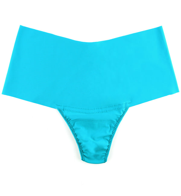 Hanky Panky BreatheSoft Hi-Rise Thong (6J1921B) - Fresh Teal - Breakout ...