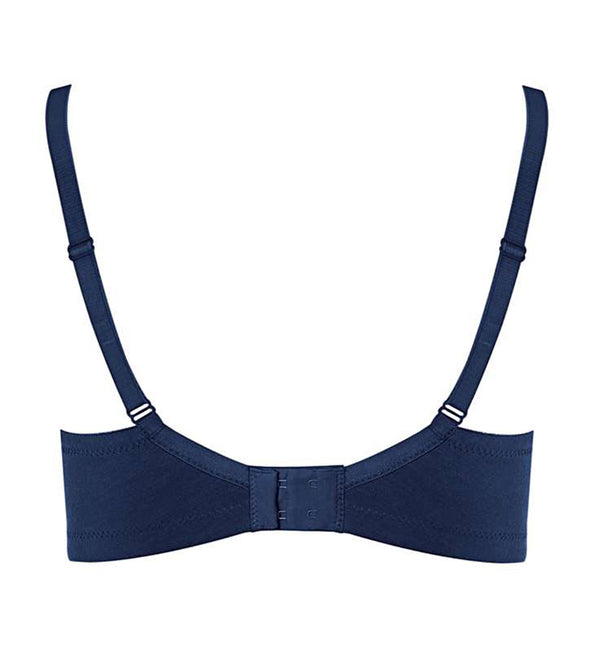 Royce Maisie Cotton Lined Non-Wire Bra (1091) - Navy - Breakout Bras
