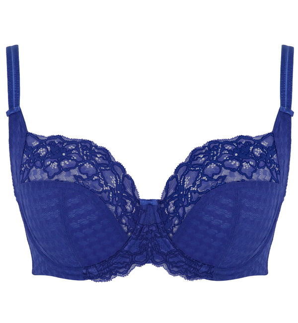 Panache Envy Balcony Underwire Bra (7285) - Indigo - Breakout Bras
