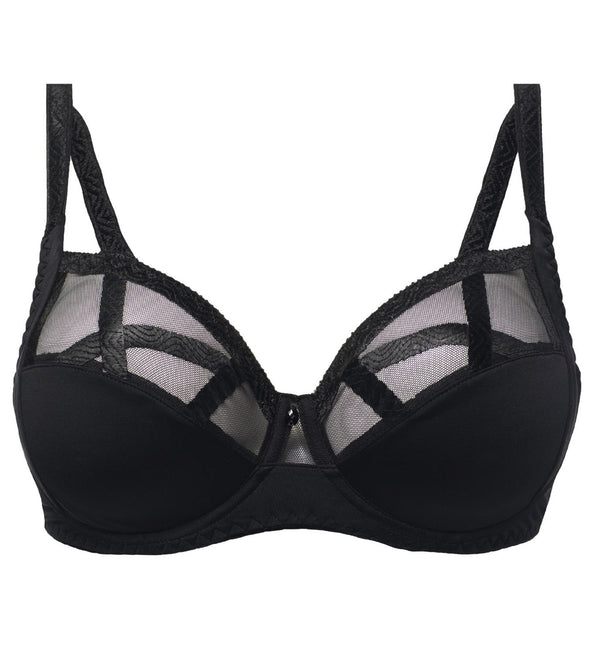 Louisa Bracq Série Full Cup Underwire Bra (47101) - Black - Breakout Bras