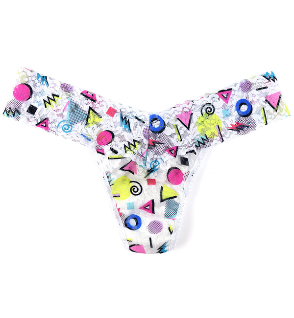 Hanky Panky Decades Low Rise Thong (Prints) - 80S Rad Geo - Breakout Bras