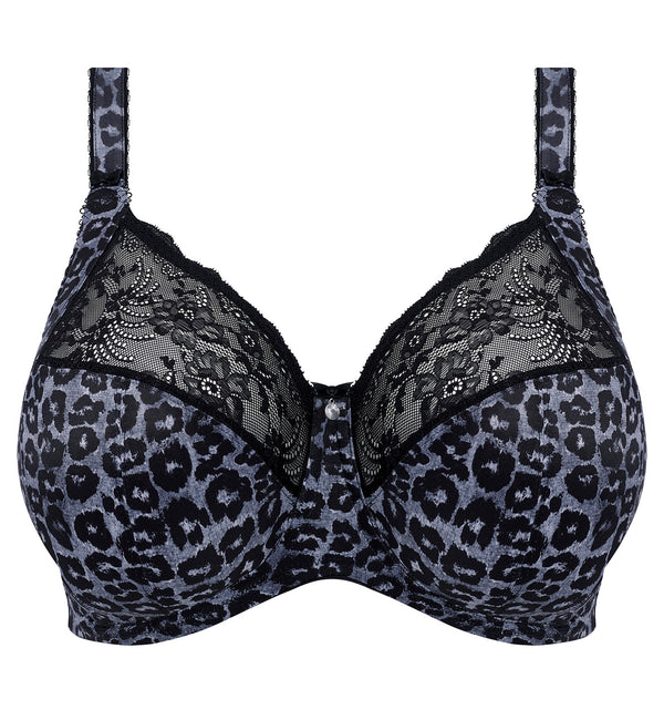 Elomi Morgan Stretch Lace Banded Underwire Bra (4110) - Snow Leopard ...