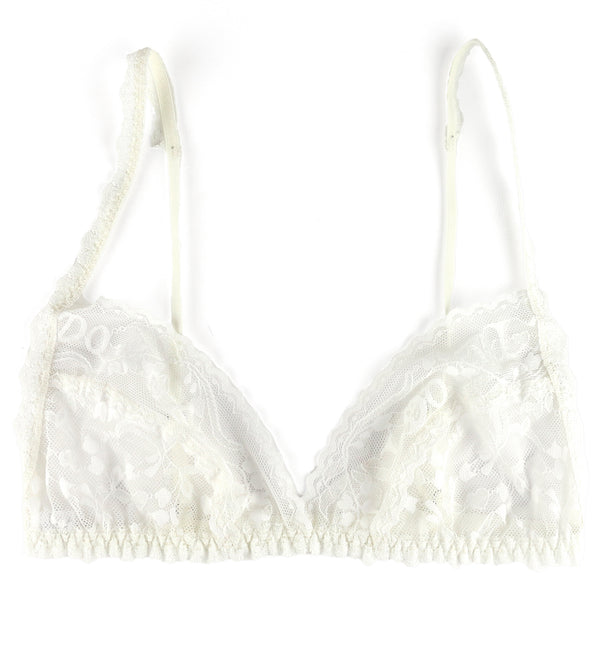 Hanky Panky Bridal I DO Shimmer Lace Triangle Bralette (157491) - Ligh ...