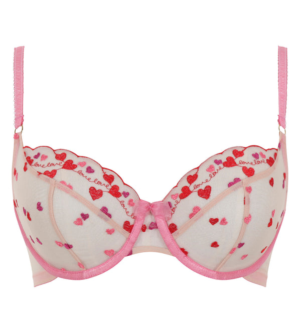 Cleo by Panache Belle Balcony Underwire Bra (10871) - Hearts - Breakout ...