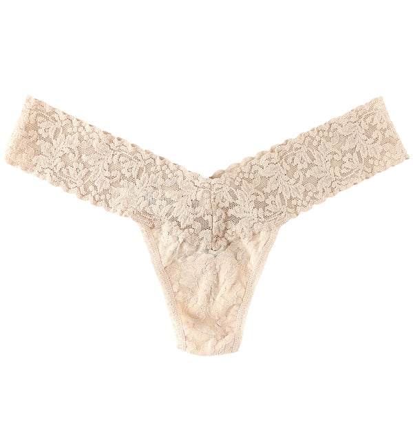 Hanky Panky Signature Lace Low Rise Thong (4911P) - Chai - Breakout Bras