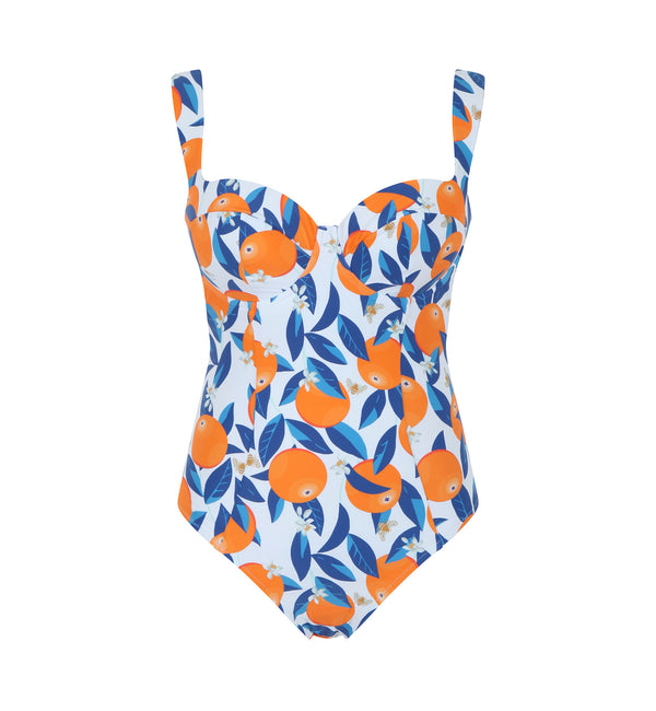 Panache Monica Balcony Underwire Swimsuit (SW1850) - Sicily Print ...
