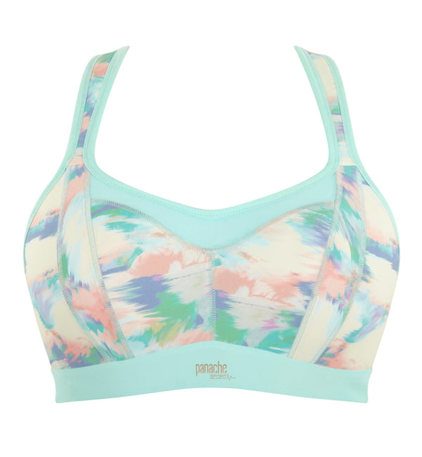 Panache Power Racerback Underwire Sports Bra (5021R) - Boho Print ...