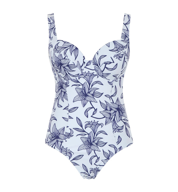 Panache Paloma Balcony Underwire Swimsuit (SW1720) - Capri Print ...