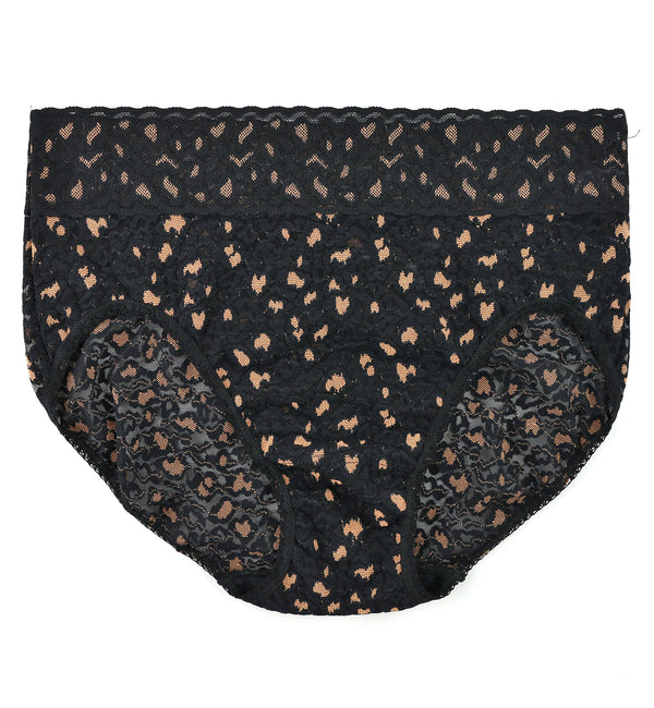 Hanky Panky Cross Dyed Leopard French Brief (7J2461) - Black/Praline ...