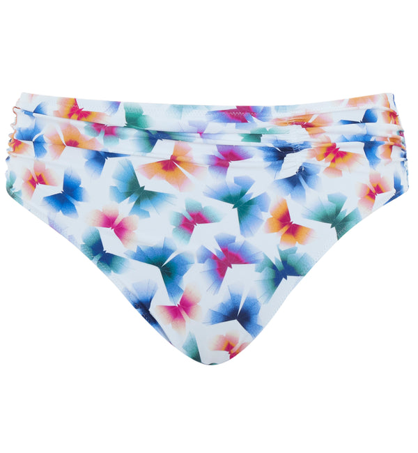 Panache Midi Gathered Swim Pant (SW1729) - Flutter Print - Breakout Bras