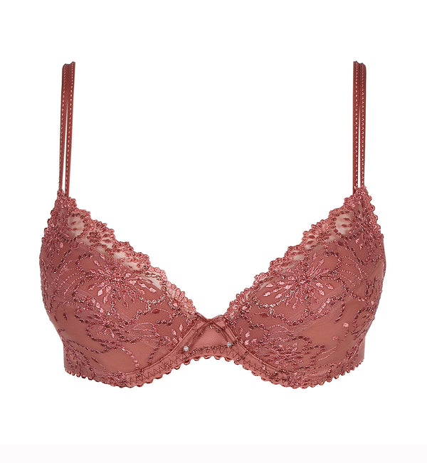 Marie Jo Jane Push Up Plunge Underwire Bra (0101337) - Red Copper ...